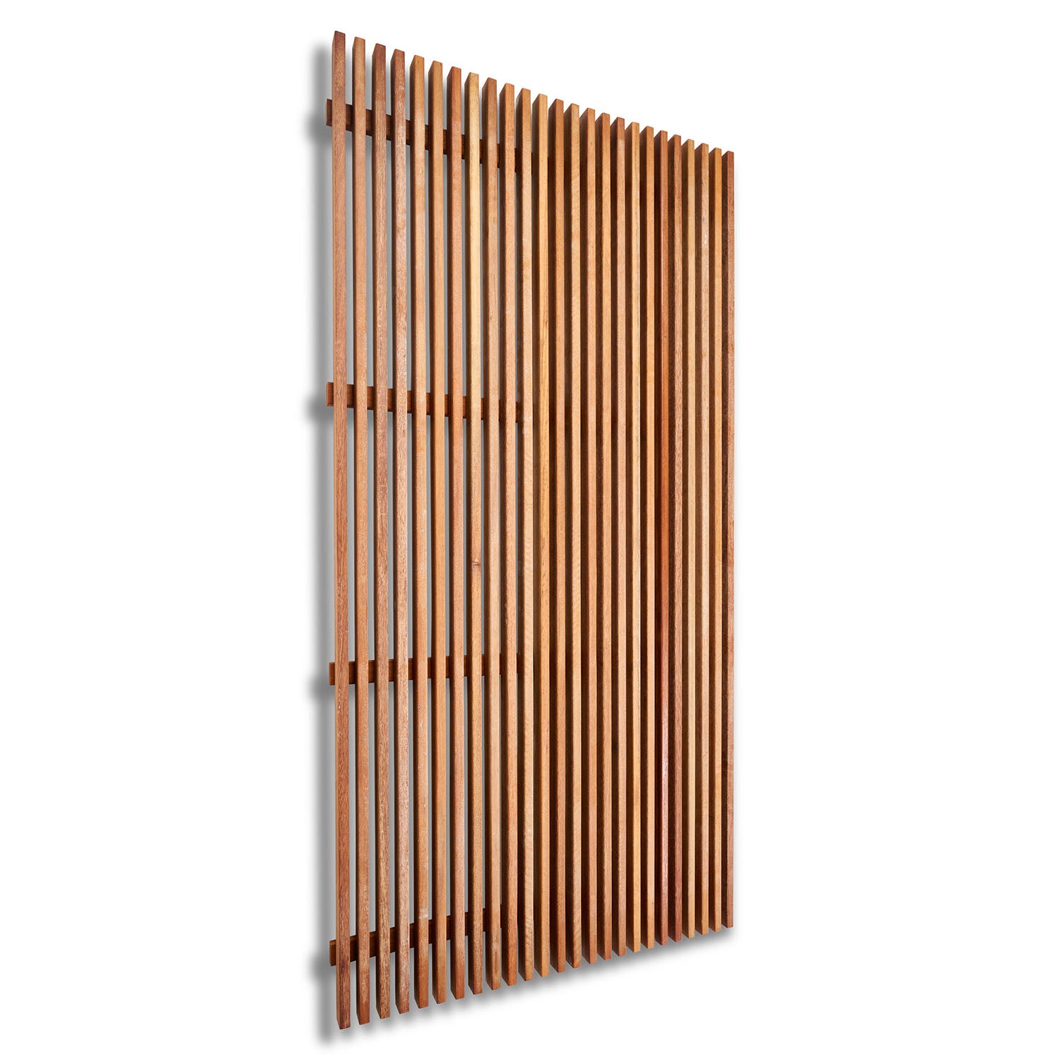 Yellow Balau Batten Screens - Oiled Finish – Timber Screens Australia